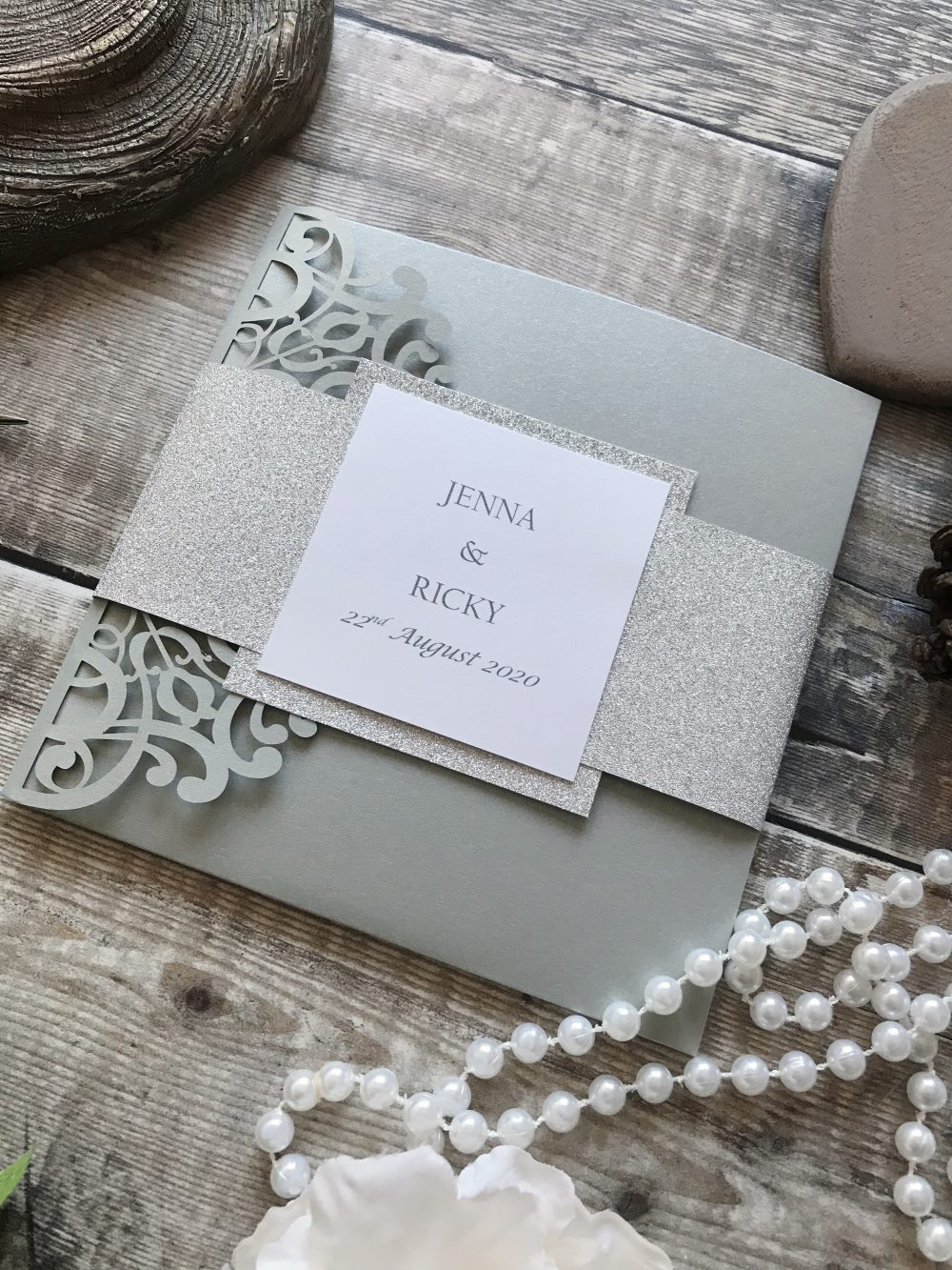 Ruby Invitation Sample – Wedding Invitations by Clare