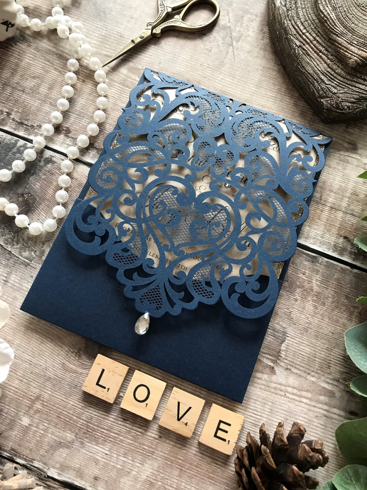 Elizabeth Invitation Sample – Wedding Invitations by Clare