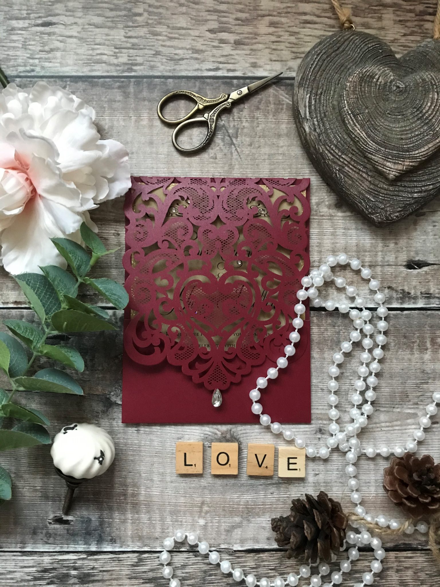 Elizabeth Invitation Sample – Wedding Invitations by Clare