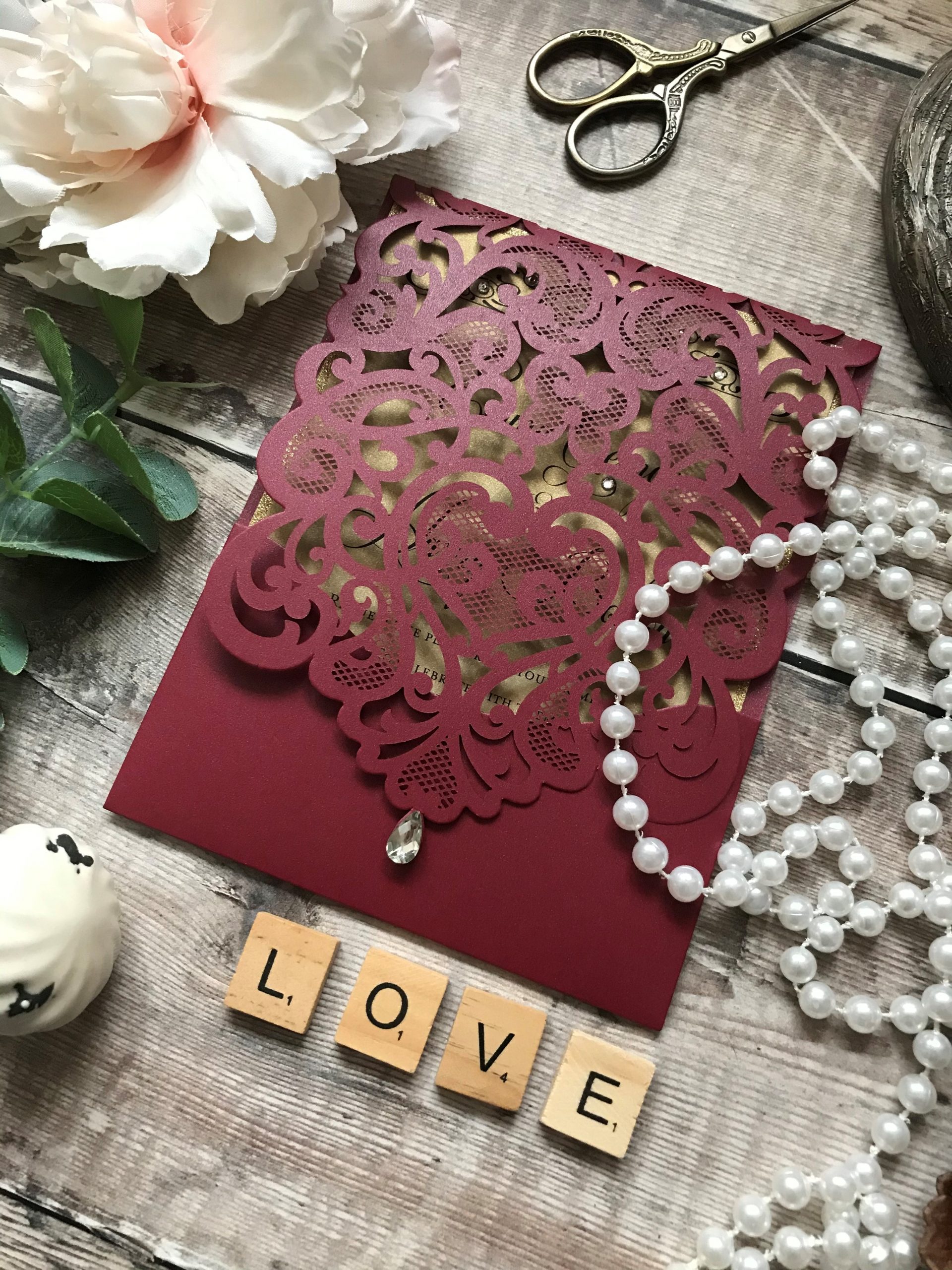 Elizabeth Invitation Sample – Wedding Invitations by Clare