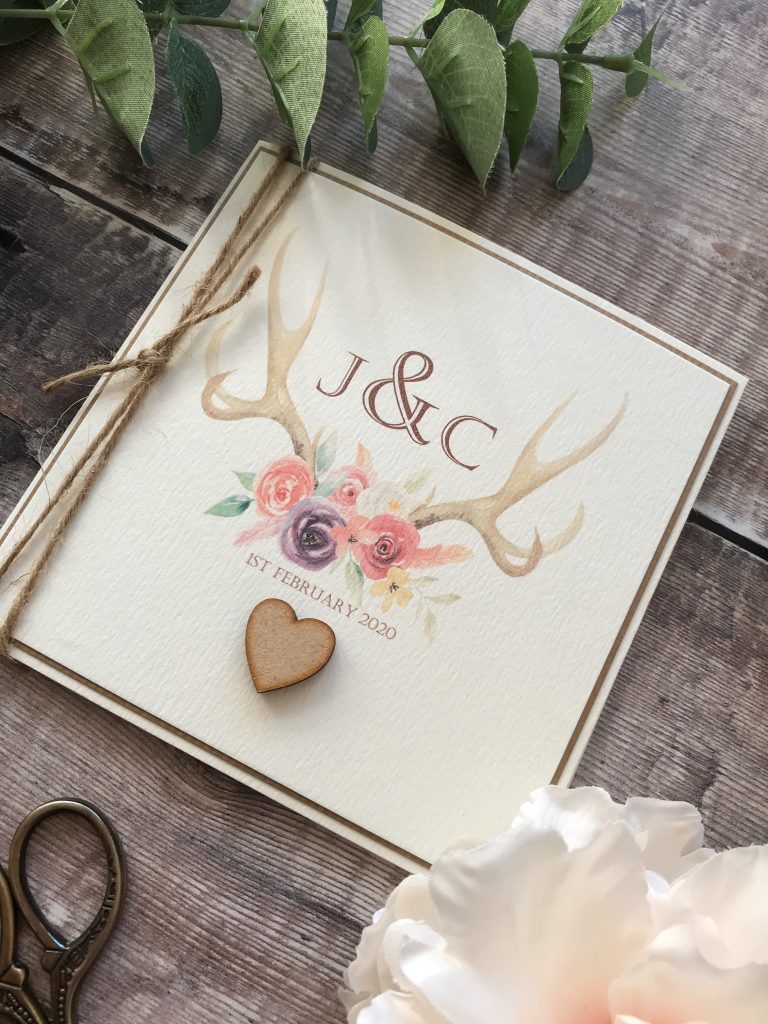 Stag Invitation Sample – Wedding Invitations by Clare